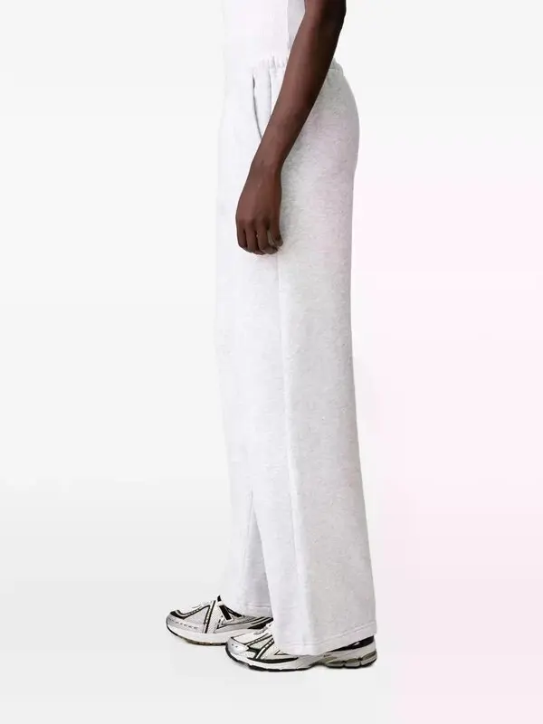 Sporty & Rich Bennett Serif Logo-embroidered Track Pants