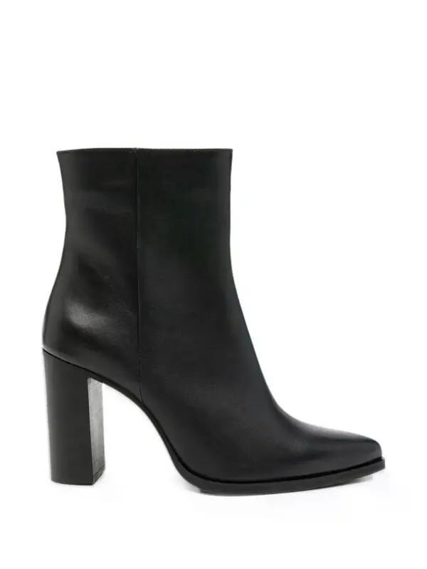 SERGIO MORETTI FIRENZE Pointed-toe Block-heel Ankle Boots