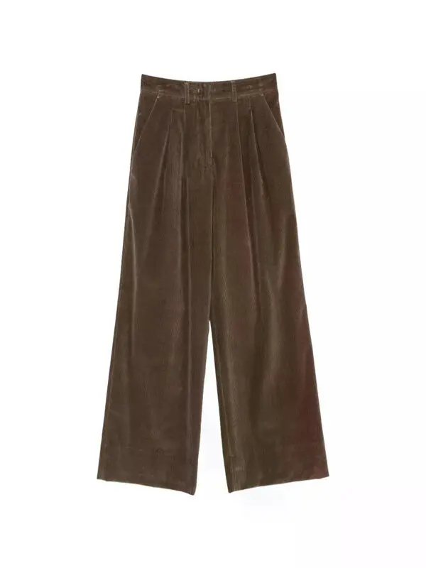 PT TORINO Pleated Corduroy Trousers