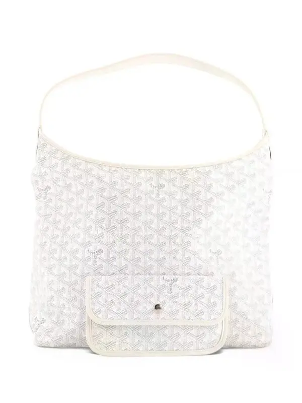 Goyard Boheme Coated Canvas Hobo Bag