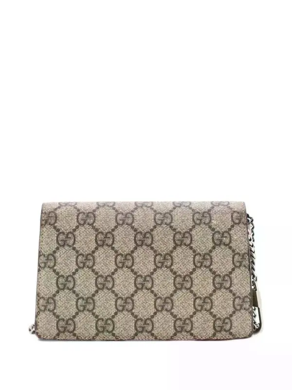 Gucci Dionysus Bag Gg Coated Canvas Super Mini Crossbody Bag