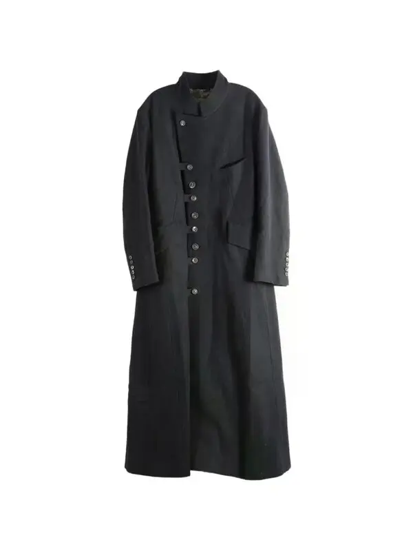 ZIGGY CHEN Button-up High-neck Coat