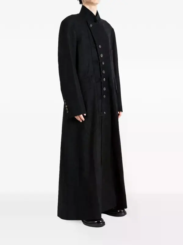 ZIGGY CHEN Button-up High-neck Coat