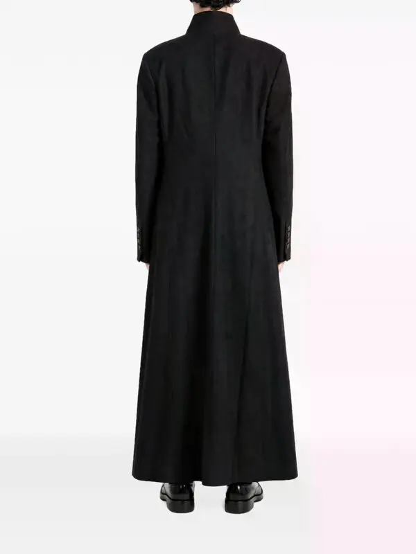 ZIGGY CHEN Button-up High-neck Coat