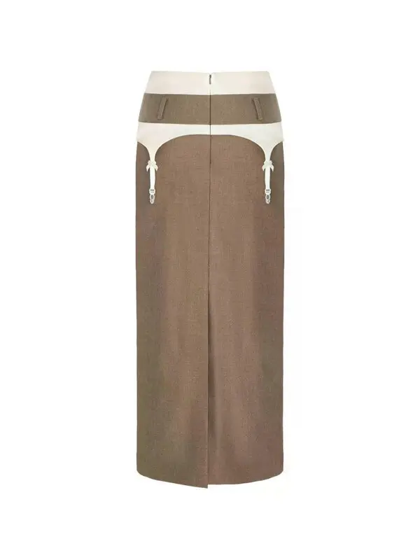SEEN USERS Governess Suspender-detail Skirt