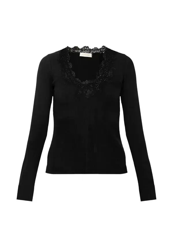 Zimmermann Lace Trim T-shirt