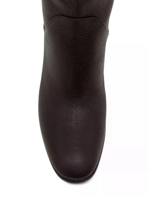 POLLINI Grained Leather Boots