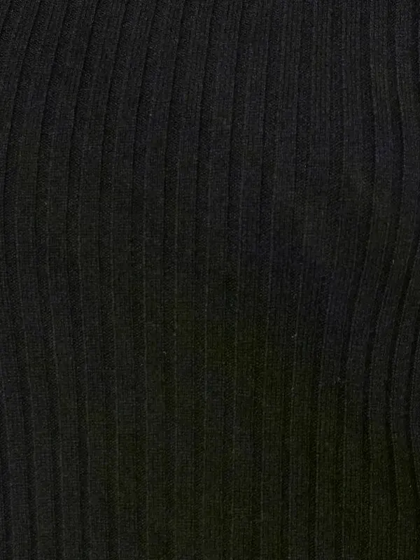 Gucci Soft Rib Wool-cashmere Top With Tag