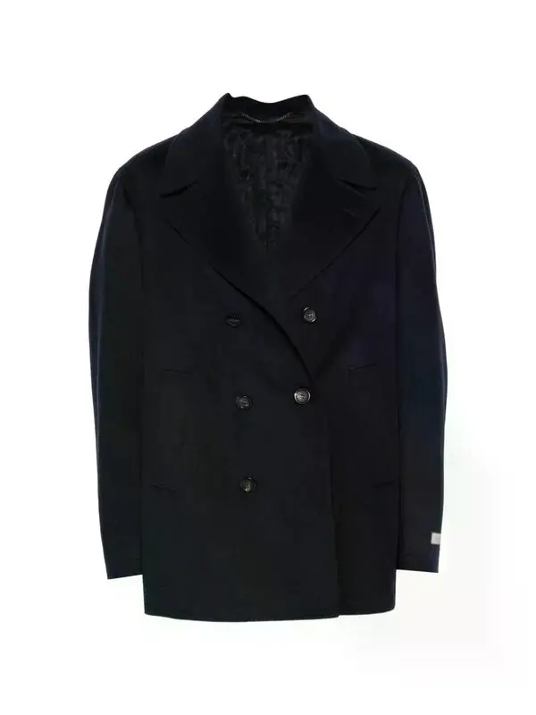 Canali Double-breasted Pea Coat