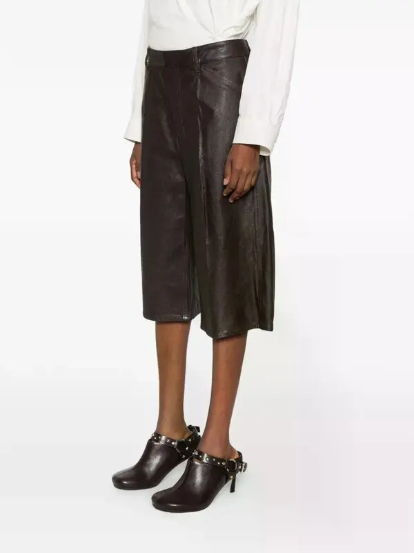 LEMAIRE Leather Shorts