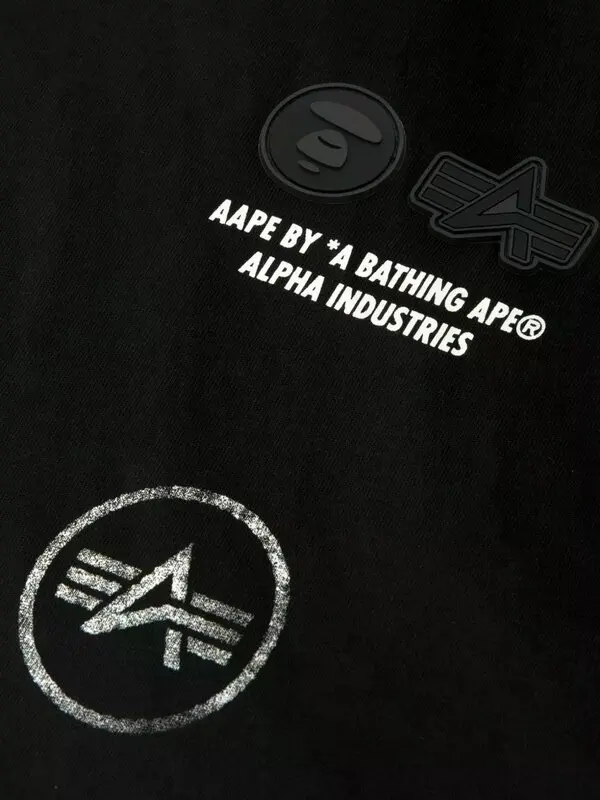 AAPE BY *A BATHING APE Logo-print T-shirt