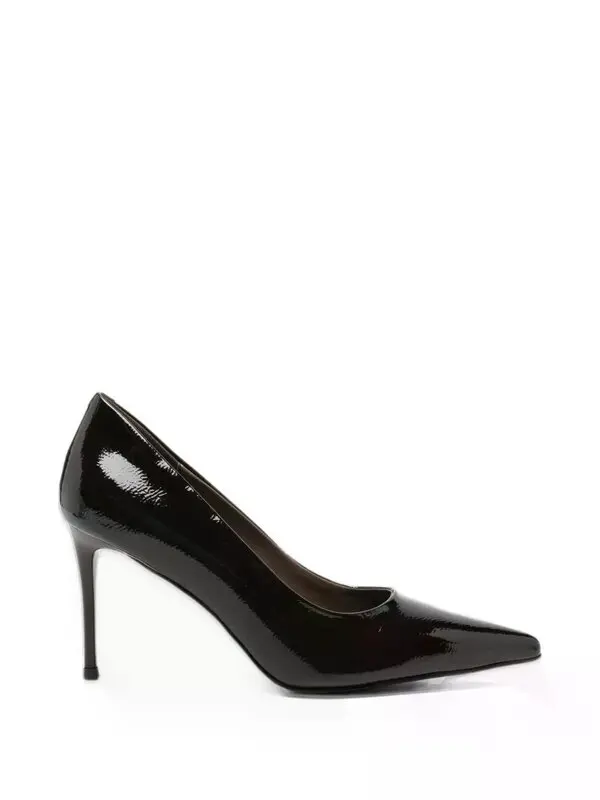 LINDA BAUMANN Patent-finish Pointed-toe Pumps