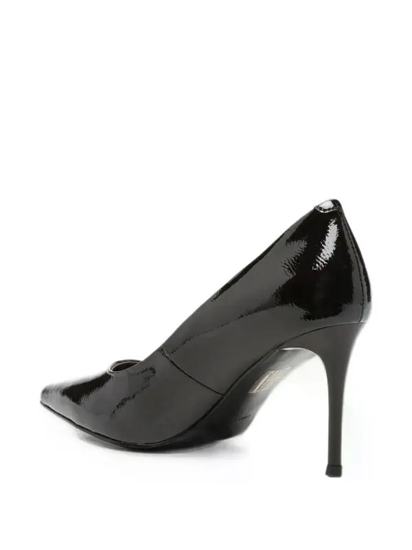 LINDA BAUMANN Patent-finish Pointed-toe Pumps