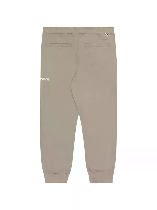 AAPE BY *A BATHING APE Moonface-patch Tapered Trousers