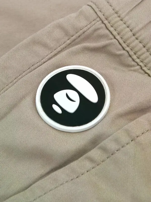 AAPE BY *A BATHING APE Moonface-patch Tapered Trousers