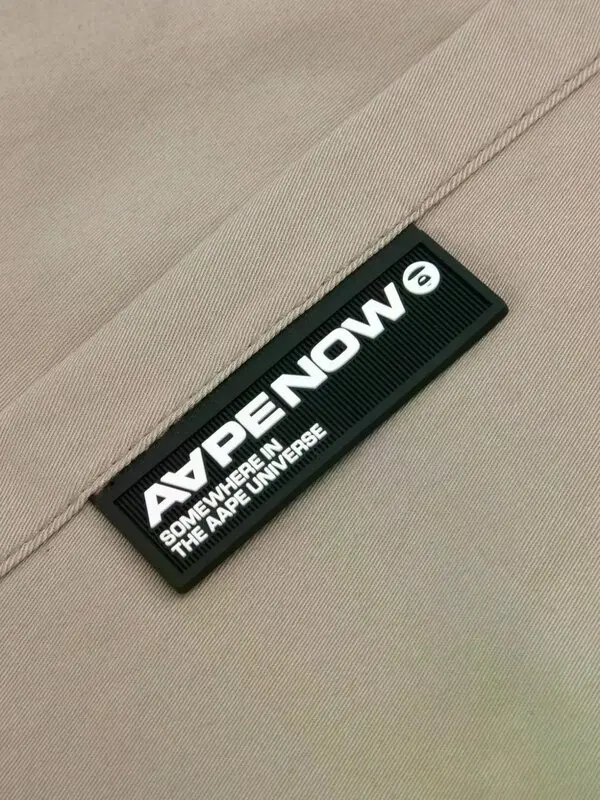 AAPE BY *A BATHING APE Moonface-patch Tapered Trousers