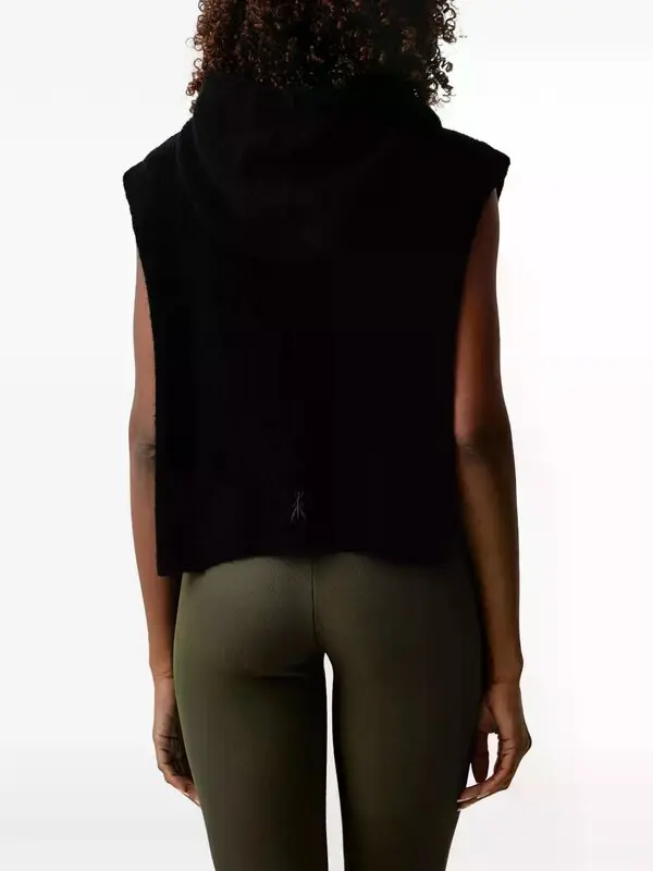 Patrizia Pepe Hooded Knitted Vest