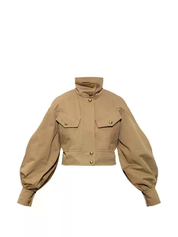Zimmermann Clash Drill Utility Bomber Jacket - Neutrals