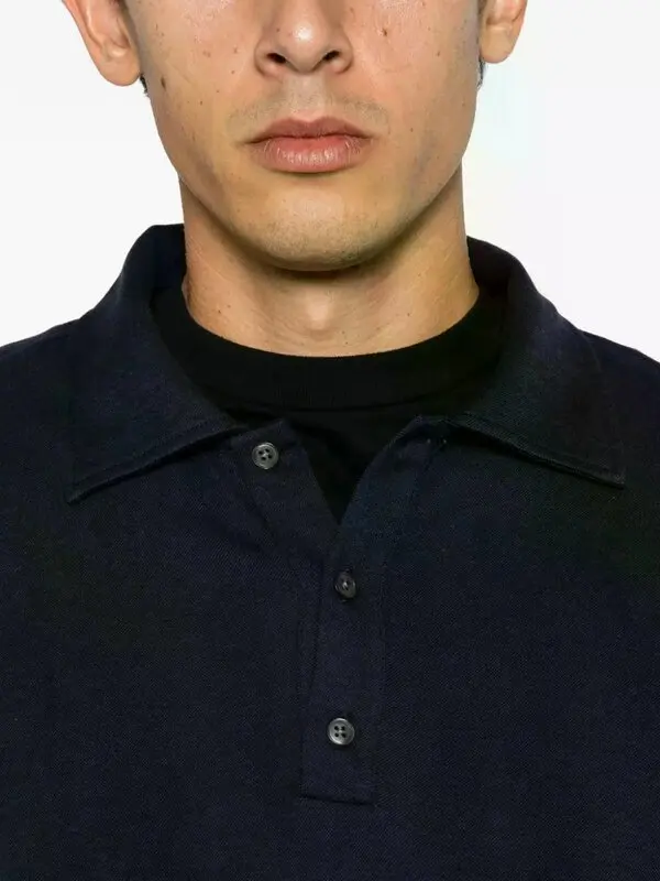 SONRISA Long-sleeve Polo Shirt - Blue