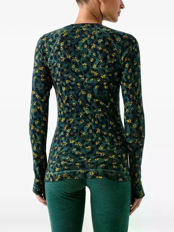 Smartwool Floral-print Raglan-sleeve Top
