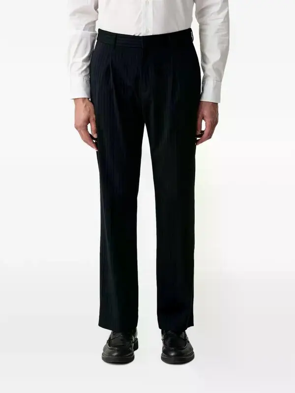 Sisley Pinstripe-pattern Pleated Trousers
