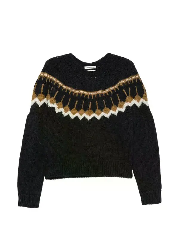 You Must Create Fair Isle-pattern Wool Sweater