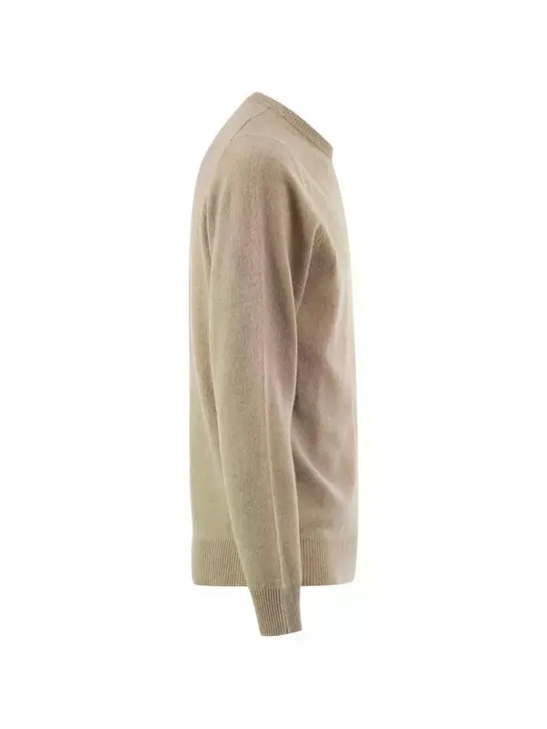 MC2 SAINT BARTH Beige Regent Lambswool Crewneck Sweater - Neutrals