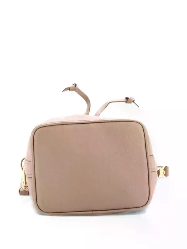 LOUIS VUITTON Noe Nm Handbag Bicolor Monogram Empreinte Leather Nano Bucket Bag - Neutrals