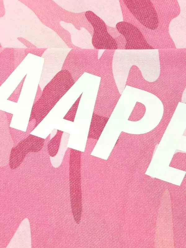 AAPE BY *A BATHING APE Aapenow Moonface Camo-print Sweatshirt - Pink