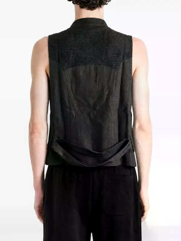 ZIGGY CHEN Double-breasted Panelled Gilet