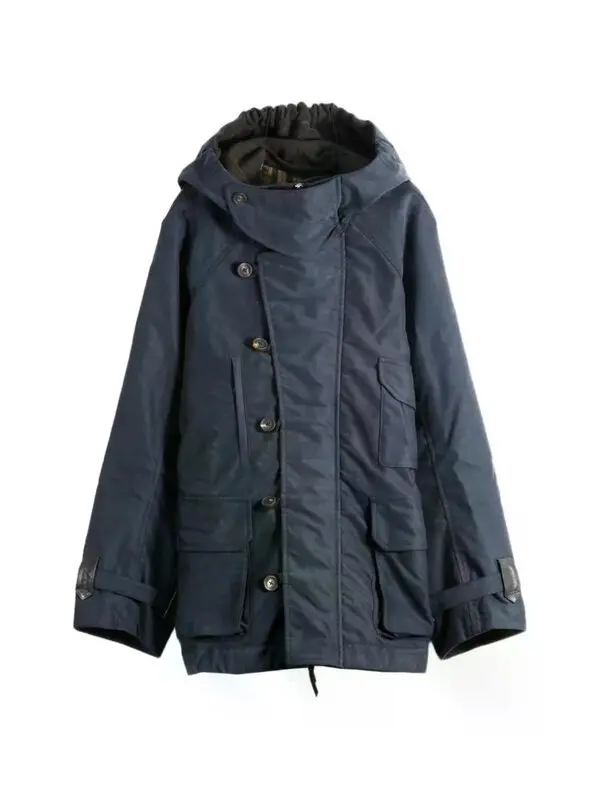 ZIGGY CHEN Hooded Button-up Coat