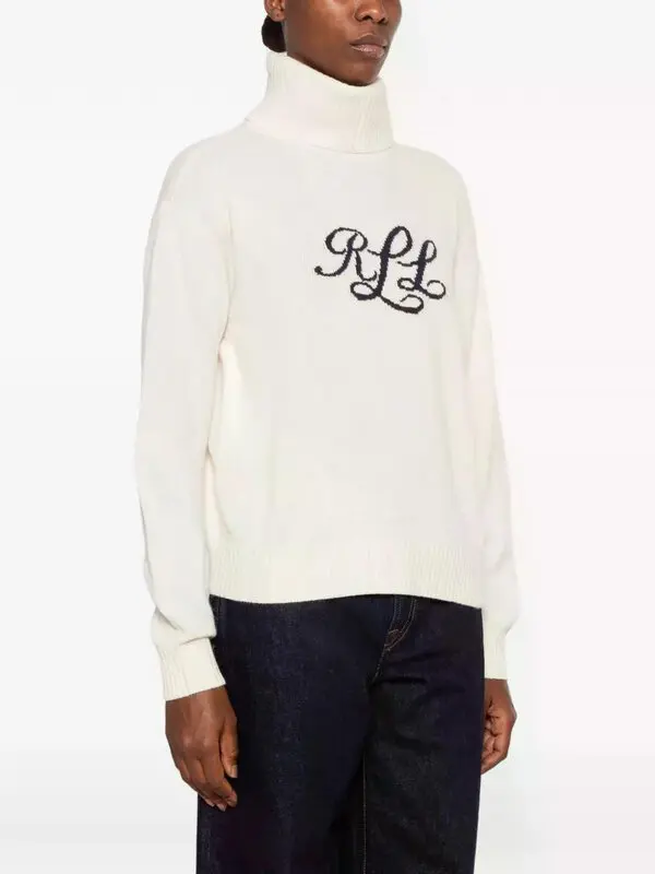 Ralph Lauren Logo-embroidered Roll-neck Sweater