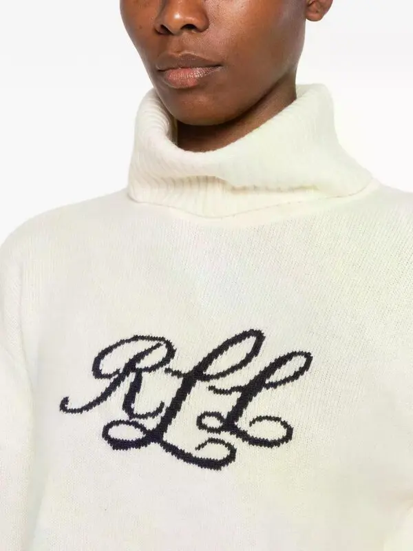 Ralph Lauren Logo-embroidered Roll-neck Sweater