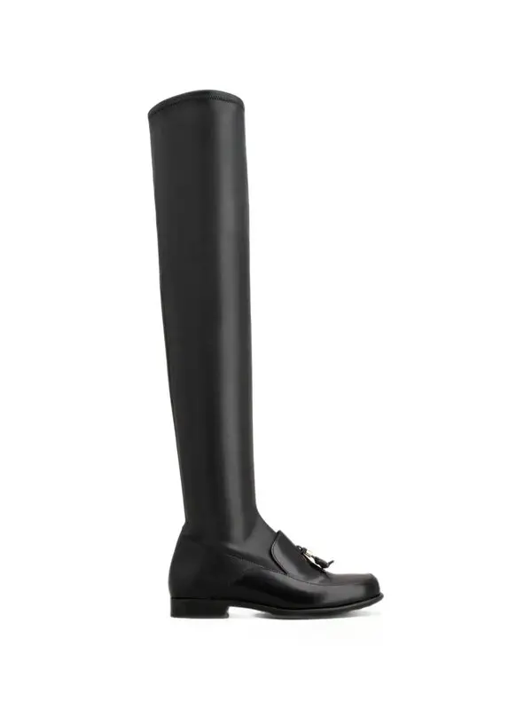 TOD'S Tassel-detail Over-the-knee Boots