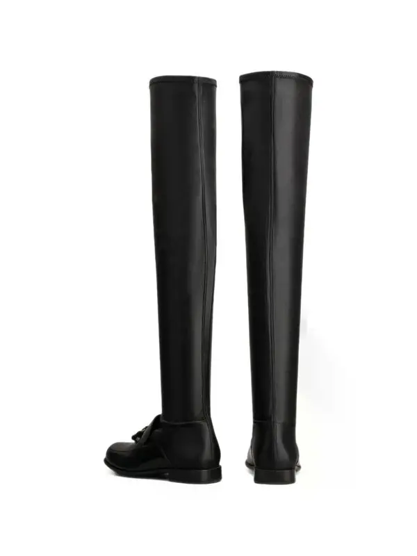 TOD'S Tassel-detail Over-the-knee Boots