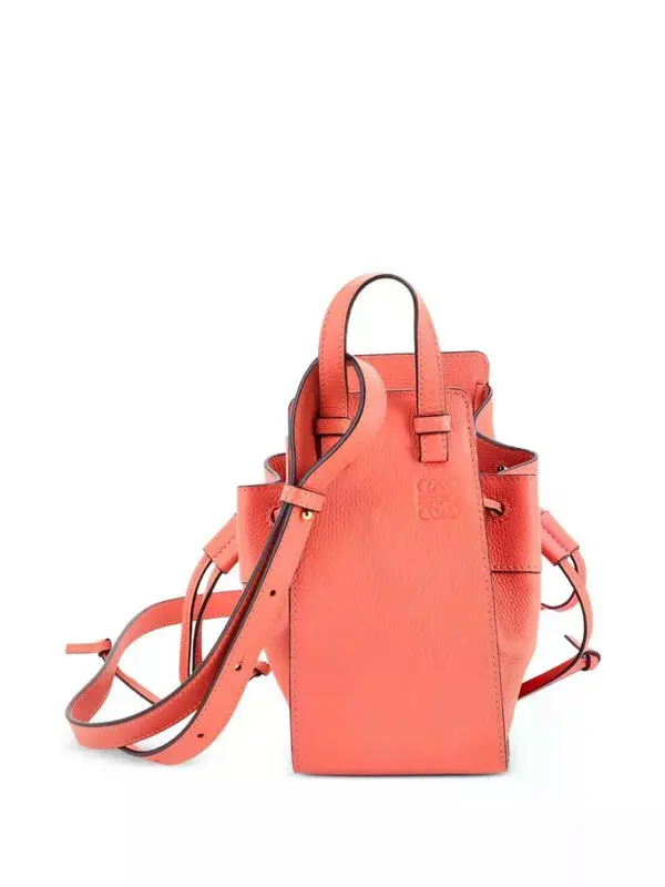 Loewe Hammock Bag Leather Mini Hobo Bag - Pink
