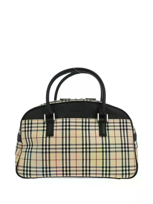 Burberry Check-pattern Tote Bag - Neutrals