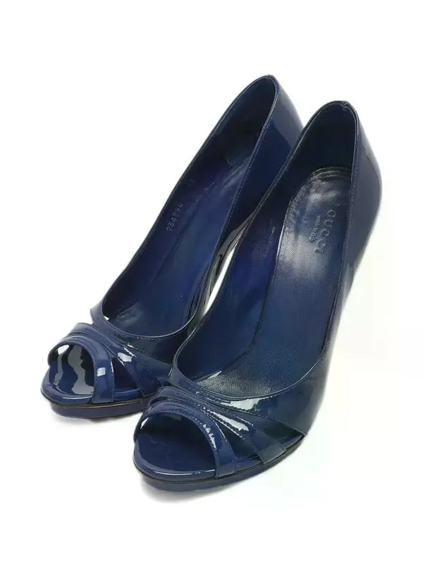 Gucci Bamboo Peep-toe Pumps