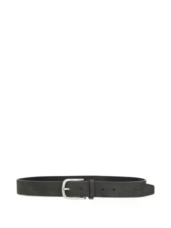 Orciani Buckle-fastening Leather Belt - Grey