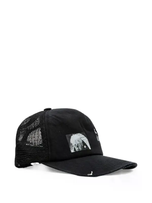 PALY K. Angr Distressed-effect Trucker Cap