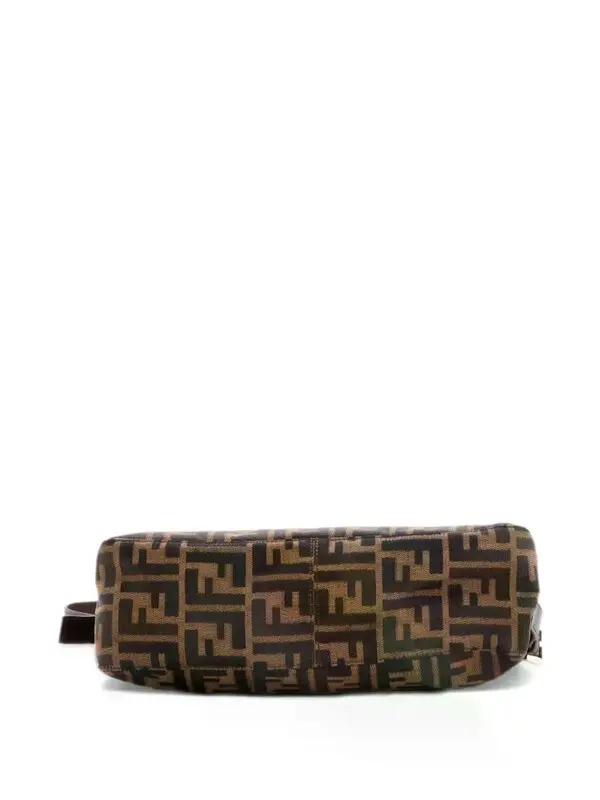 Fendi Vintage Pocket Zucca Canvas Small Shoulder Bag