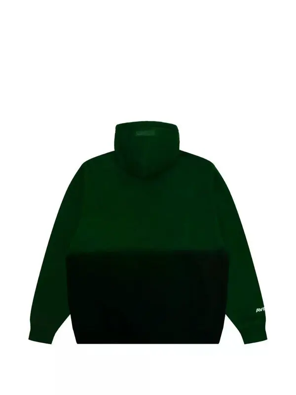 AAPE BY *A BATHING APE Aapenow Moonface Logo-print Gradient Hoodie - Green