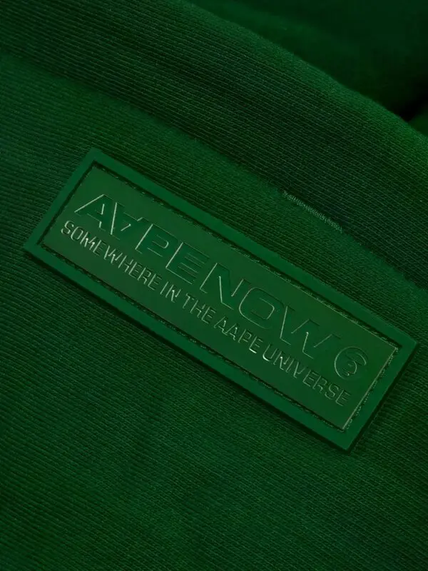 AAPE BY *A BATHING APE Aapenow Moonface Logo-print Gradient Hoodie - Green