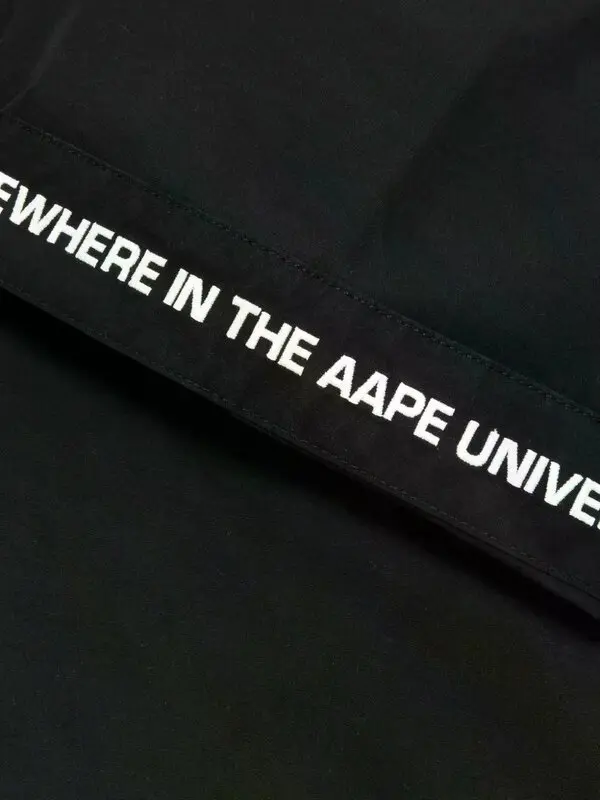 AAPE BY *A BATHING APE Moonface Logo-patch Shirt