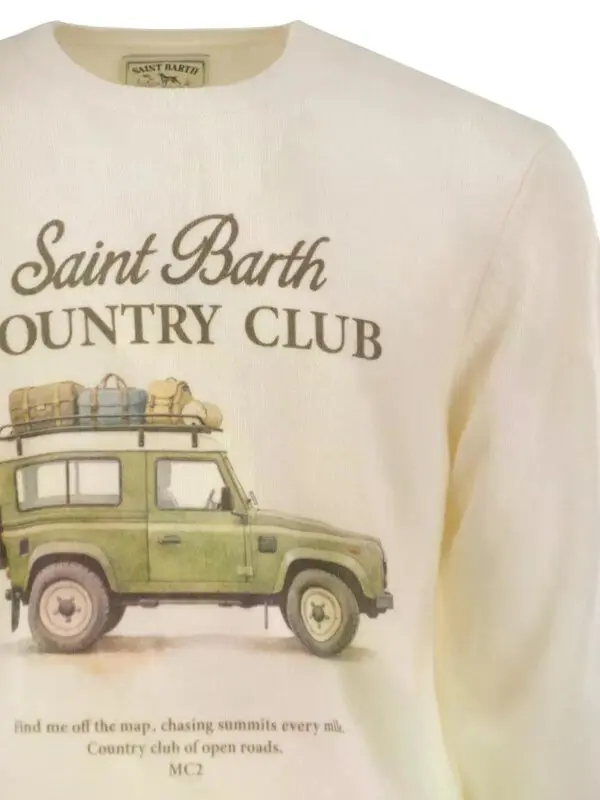 MC2 SAINT BARTH Heron Wool And Cashmere Blend Crewneck Sweater