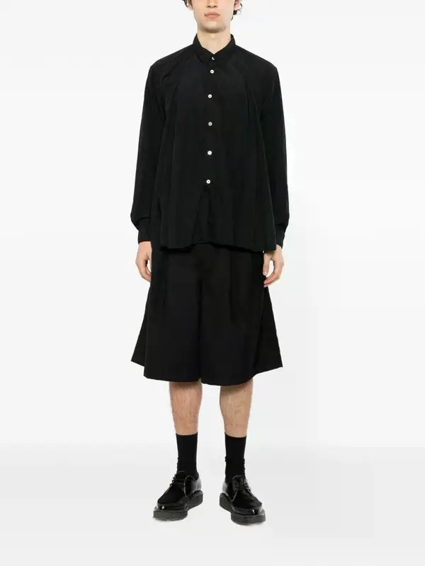 Comme Des Garçons Pleated Long-sleeve T-shirt