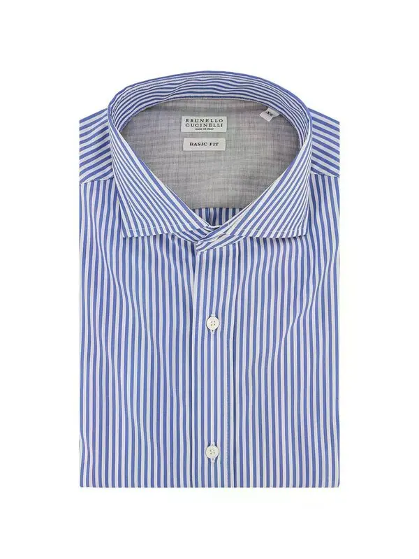 Brunello Cucinelli Striped Cotton Shirt