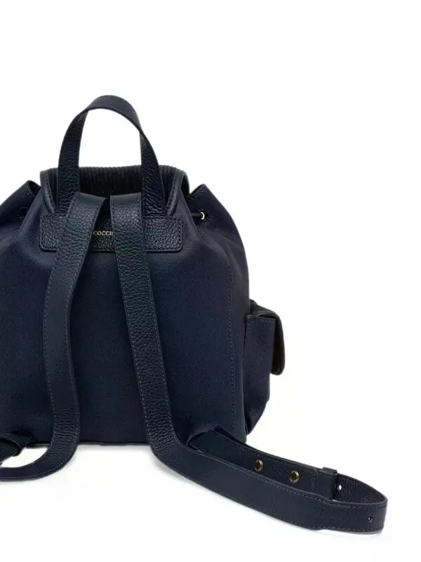 COCCINELLE Medium Mavery Leather-trimmed Backpack