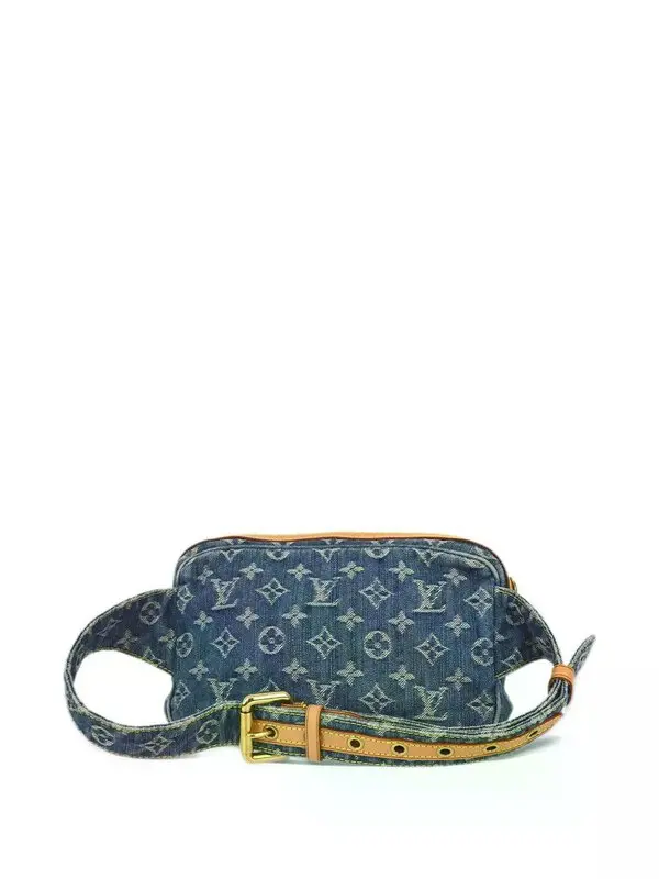 LOUIS VUITTON 2007 Monogram Denim Belt Bag