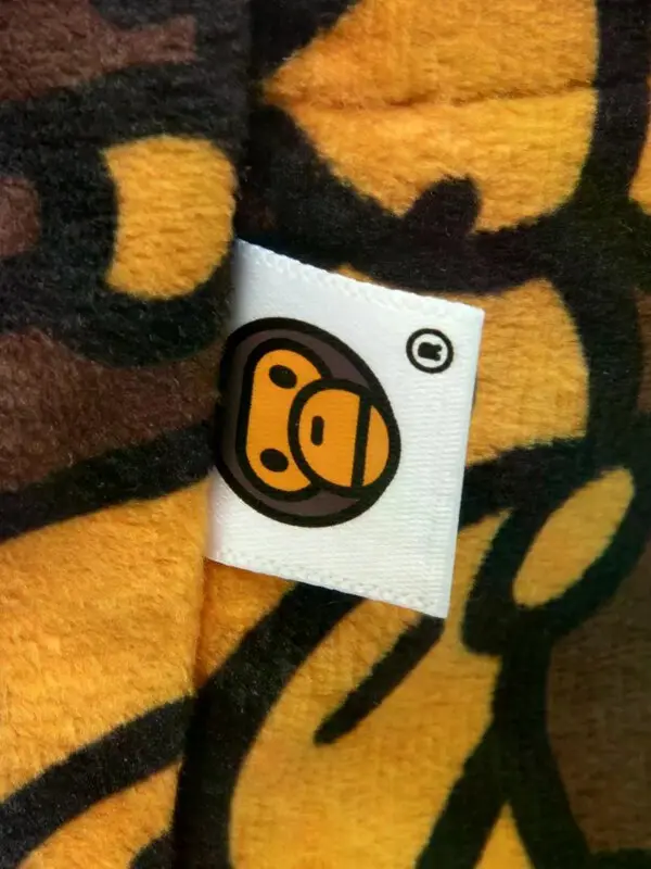 A BATHING APE Baby Milo Fleece Graphic Backpack